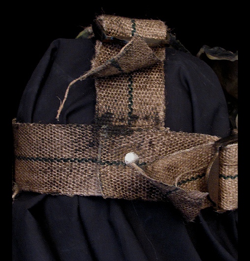 WOOD CARVED SLASHER MASK